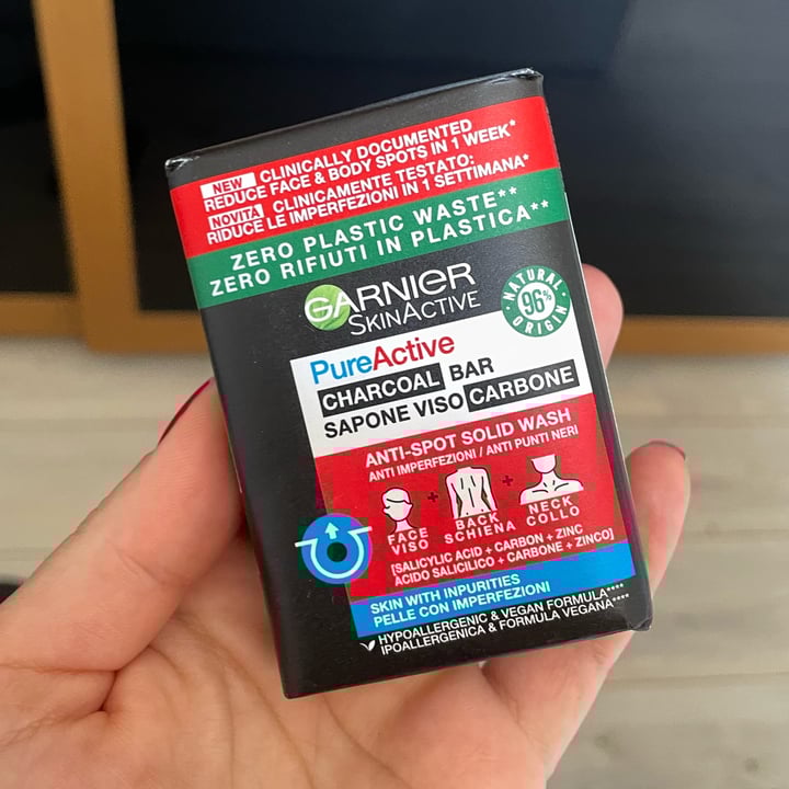 Garnier Skinactive Pure Active Sapone Viso Carbone Review | abillion