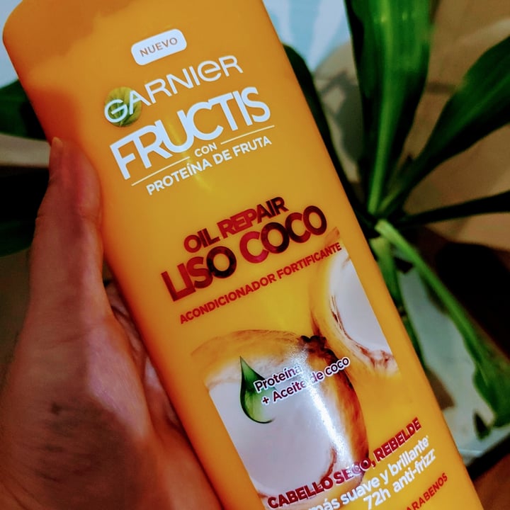 Garnier Fructis Acondicionador Oil Repair liso coco Review | abillion