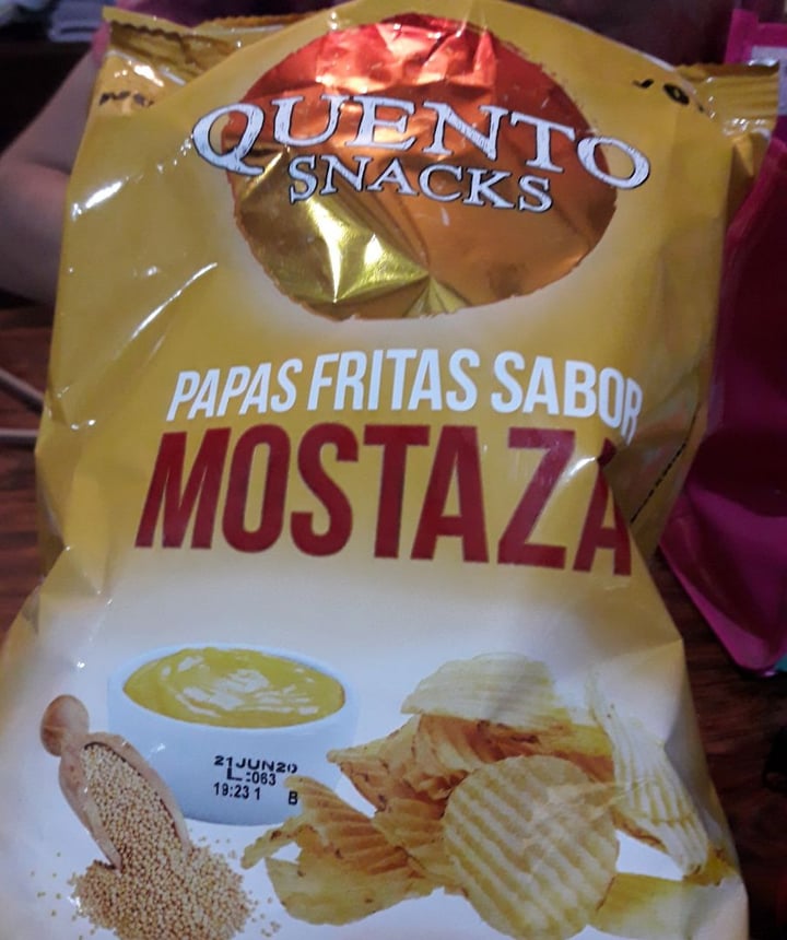 Quento Snacks Papas fritas sabor mostaza Review | abillion