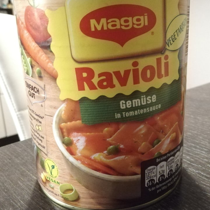 Maggi Maggi Ravioli Gemüse in Tomatensauce Review | abillion
