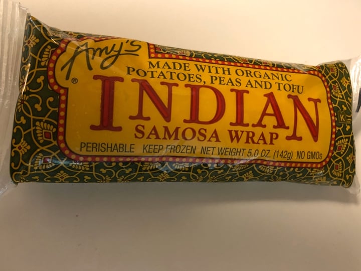 Amy’s Indian samosa wrap Review | abillion