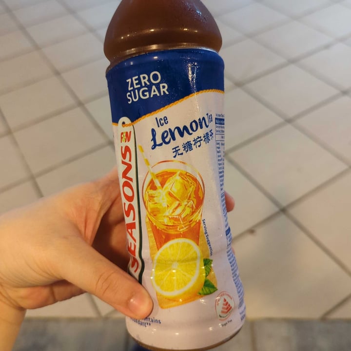 F&N Seasons Ice Lemon Tea (Zero Sugar) Review | abillion