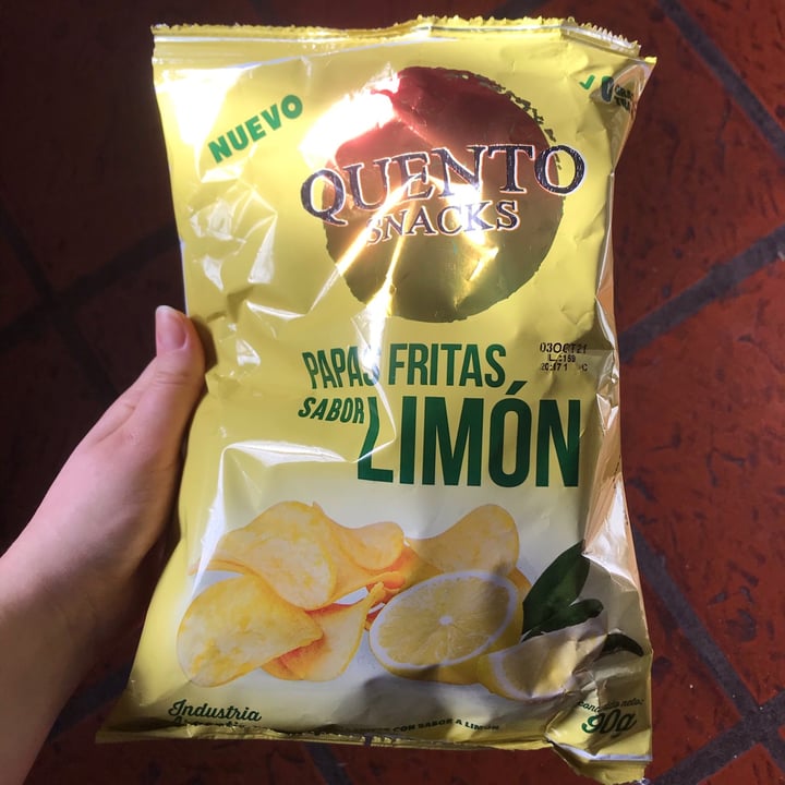 Quento Snacks Papas fritas sabor LIMÓN Review | abillion