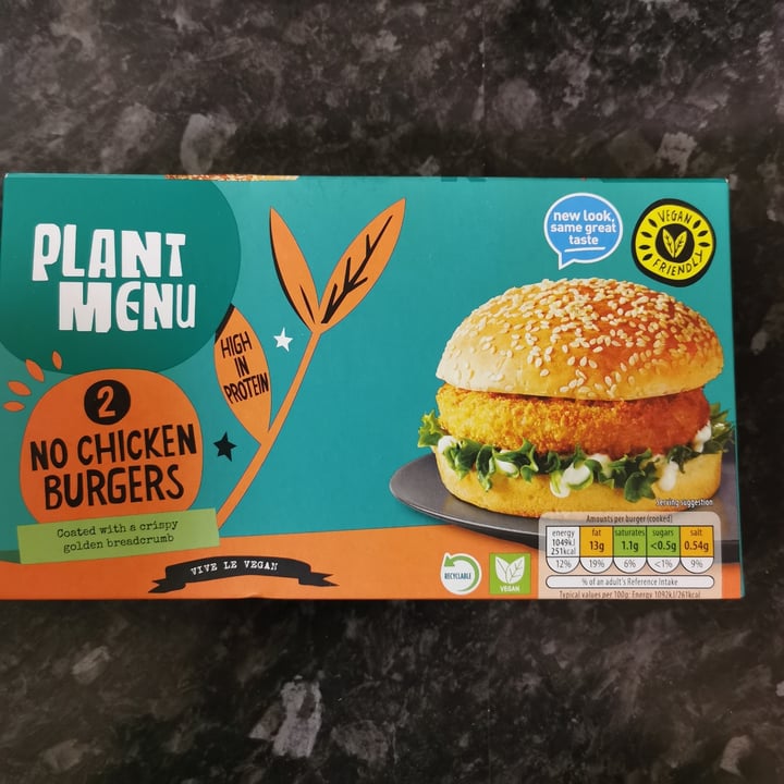 Plant Menu No Chicken Burger Review | abillion