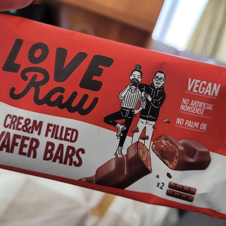 LoveRaw Cre&m Filled Wafer Bars Review | abillion