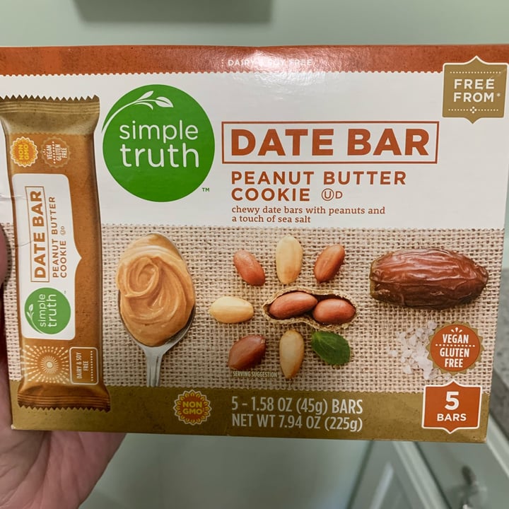 Simple Truth Date Bar Peanut Butter Cookie Review | abillion