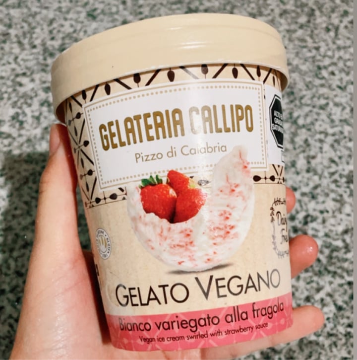 Callipo Gelato Vegano - Bianco variegato alla fragola Review | abillion