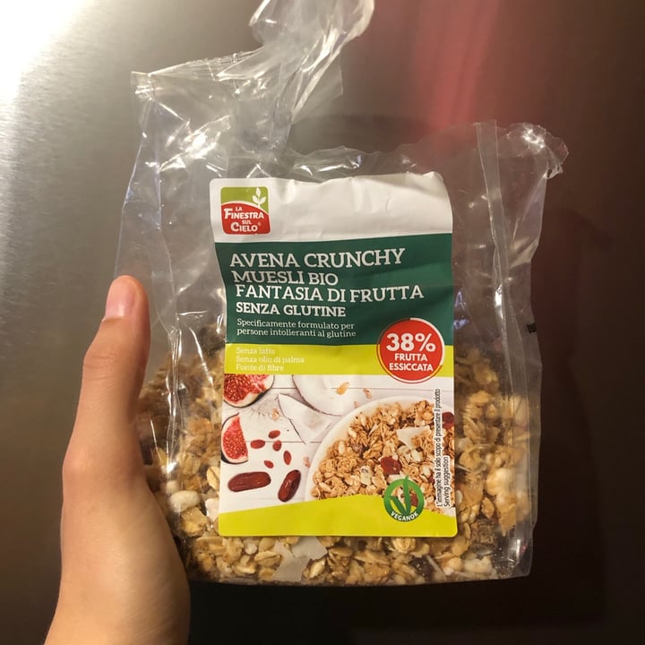 La Finestra Sul Cielo Avena crunchy muesli bio con fantasia di frutta ...