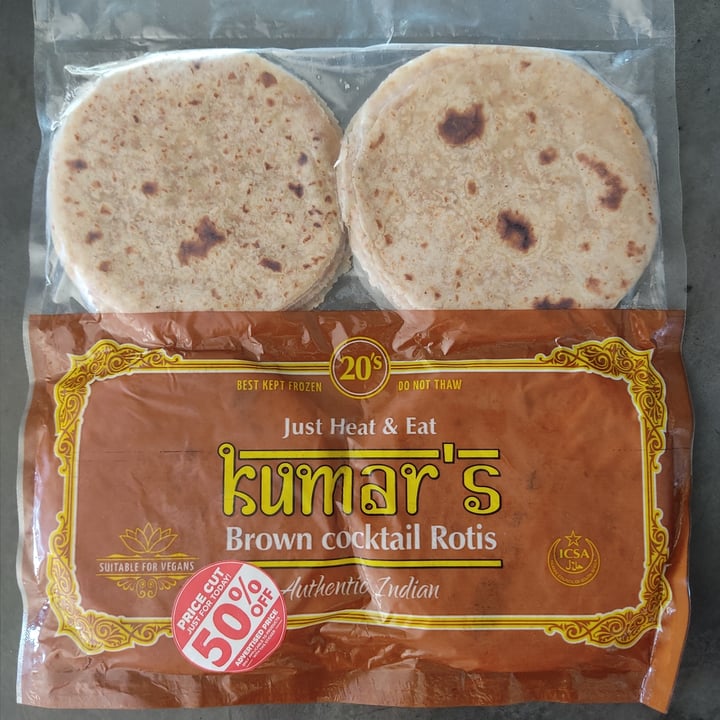 Kumar's Brown Cocktail Rotis Review | abillion
