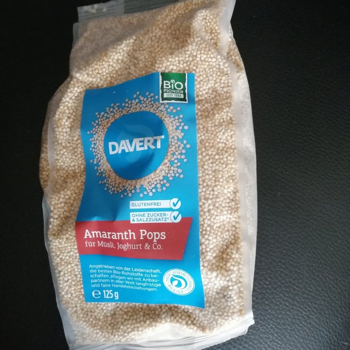 Davert Amaranth Pops Review | abillion
