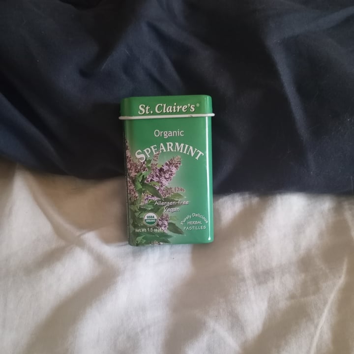 st. claire's organic spearmint hearbal pastilles Review | abillion