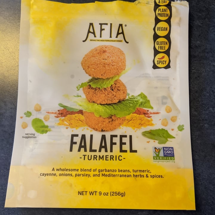 Afia foods Falafel (turmeric) Review | abillion