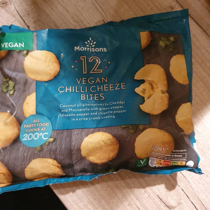 Morrisons 12 vegan chilli cheeze bites Review | abillion