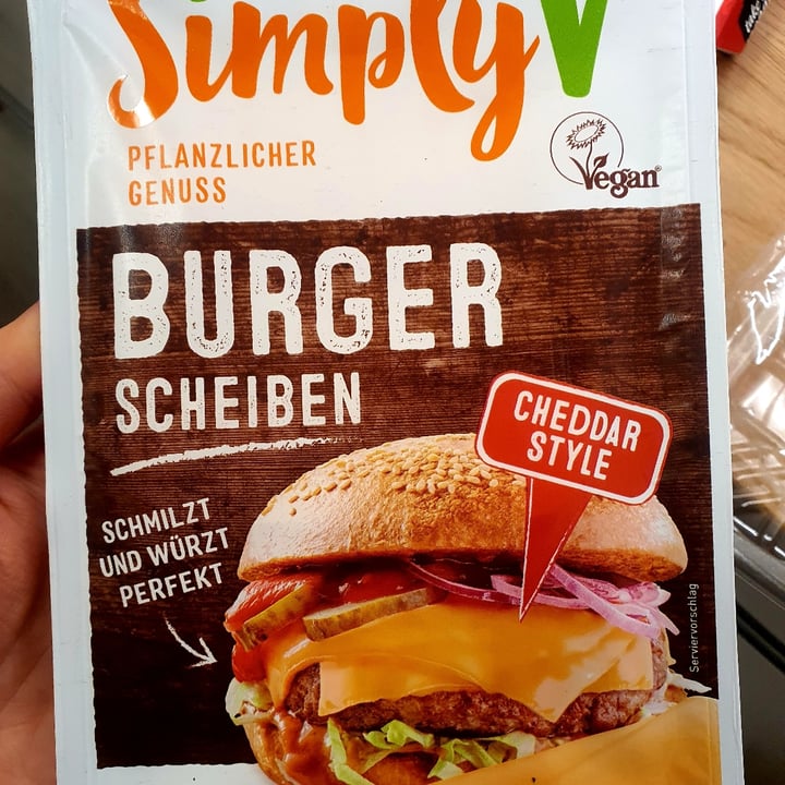 Simply V Burger Scheiben Cheddar Style Review | abillion