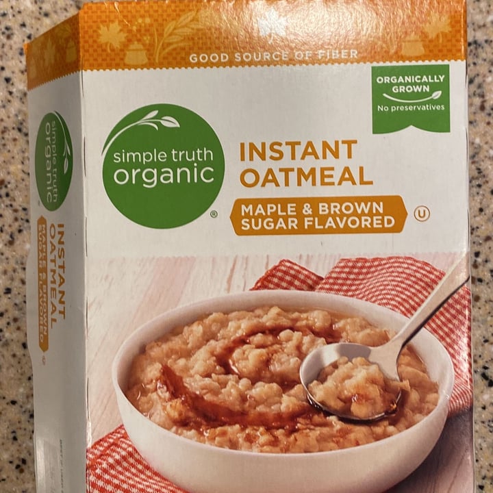 Simple Truth Organic Instant Oatmeal Maple & Brown Sugar Review | abillion