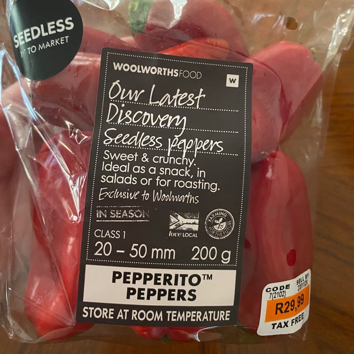 Woolworths Food Seedless peppers Review | abillion