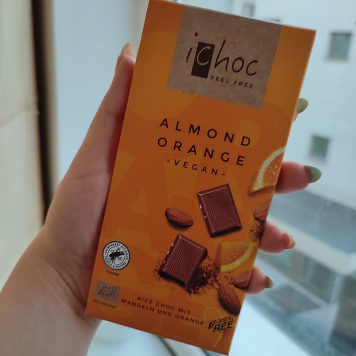 iChoc Almond Orange Vegan Chocolate Review | abillion