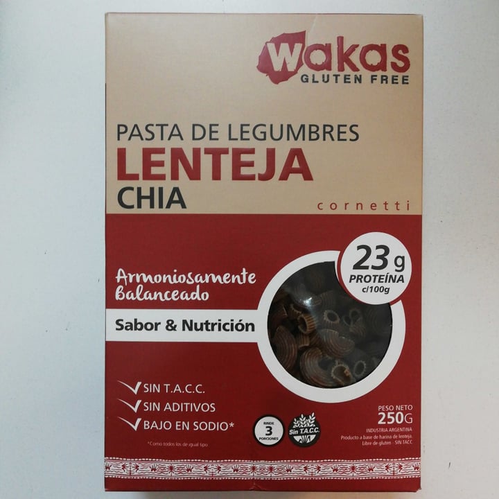 Wakas Pasta de Legumbres Lenteja y Chia Review | abillion