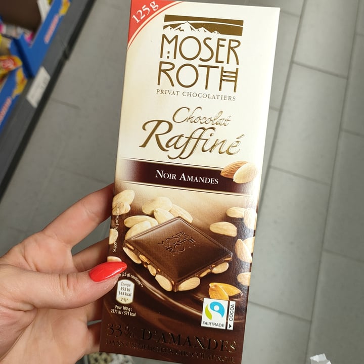 Moser Roth chocolat raffiné noir amandes Review | abillion