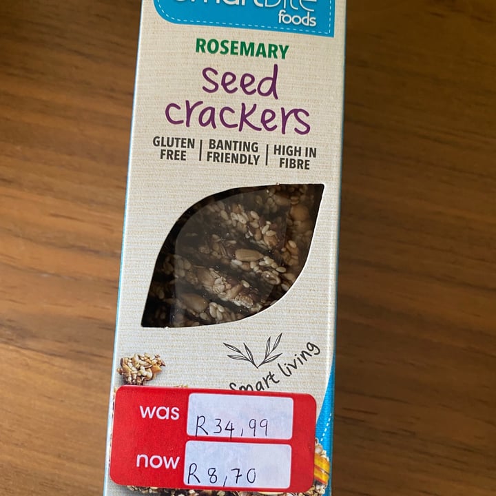 Smartbite Foods Rosemary seed crackers Review | abillion