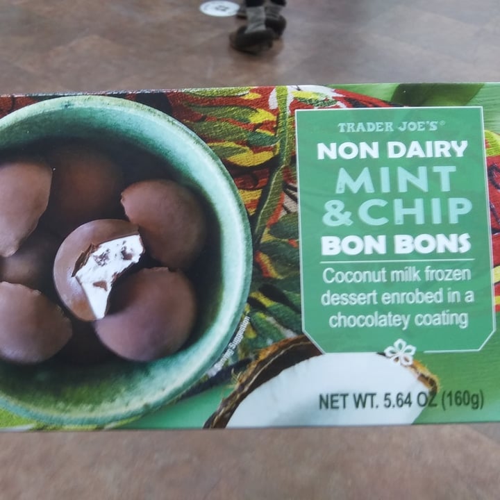 Trader Joe's Non Dairy Mint & Chip Bon Bons Review | abillion