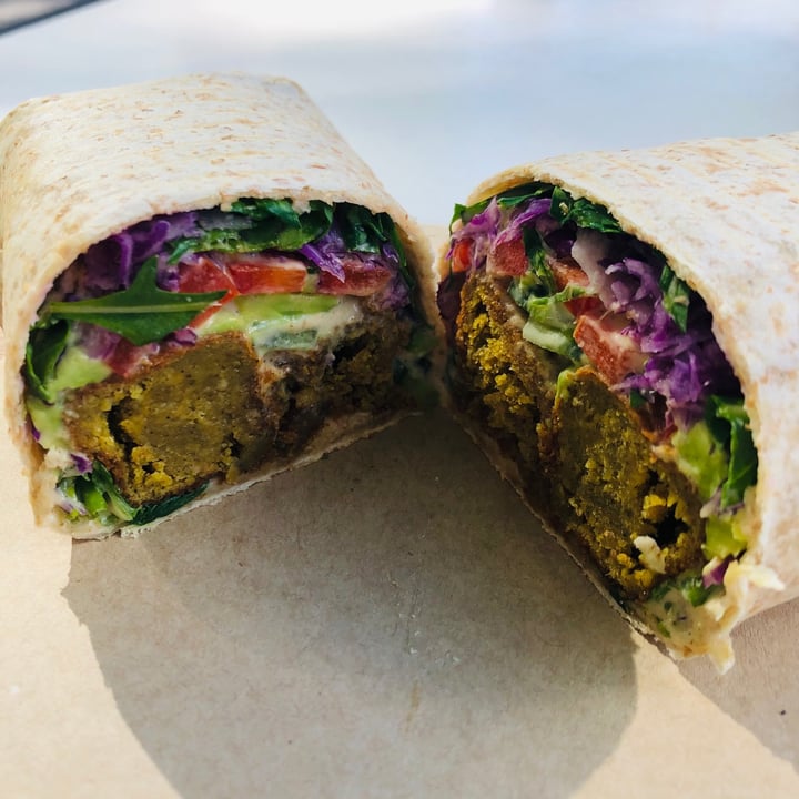 Kauai Portside Cape Town, South Africa Falafel and Avo Wrap Review ...