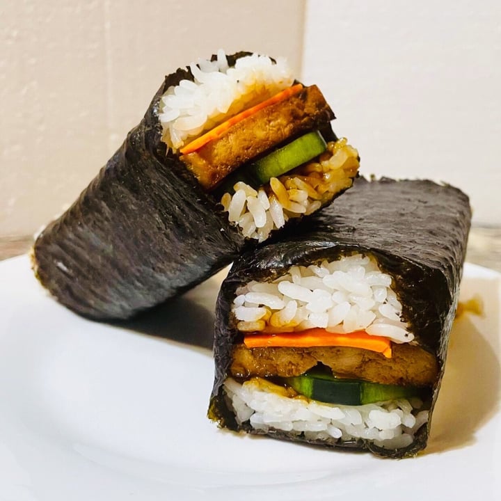 Back Home BBQ Old East Dallas, Dallas, United States Vegan Musubi ...