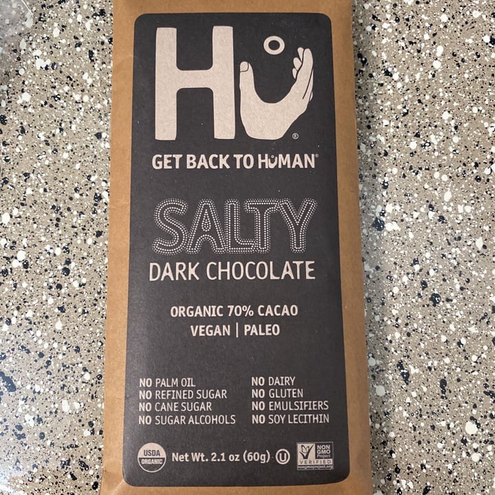 Hu Kitchen Salty Dark Chocolate 70% Cacao Review | abillion