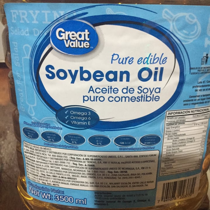 Great Value Aceite de soya Review | abillion
