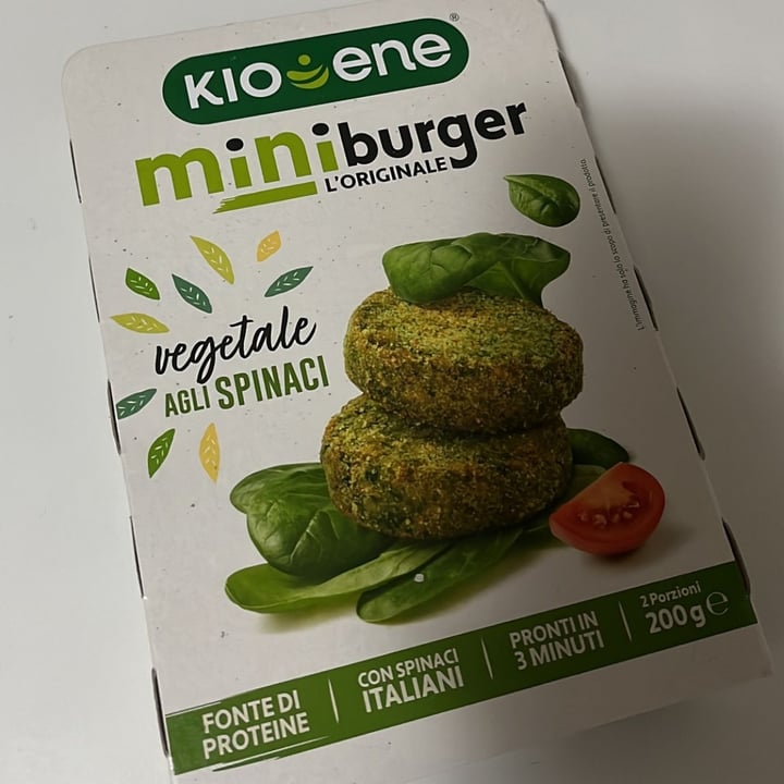 Kioene Mini Burger Vegetale Agli Spinaci Review | abillion