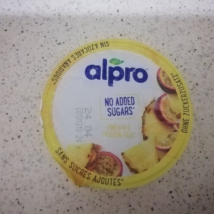 Alpro Pineapple Passion Fruit Yogurt Review | abillion