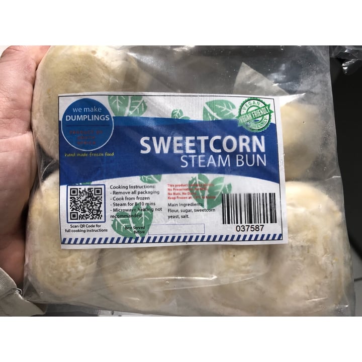 We make dumplings Sweetcorn Steam Bun Review | abillion