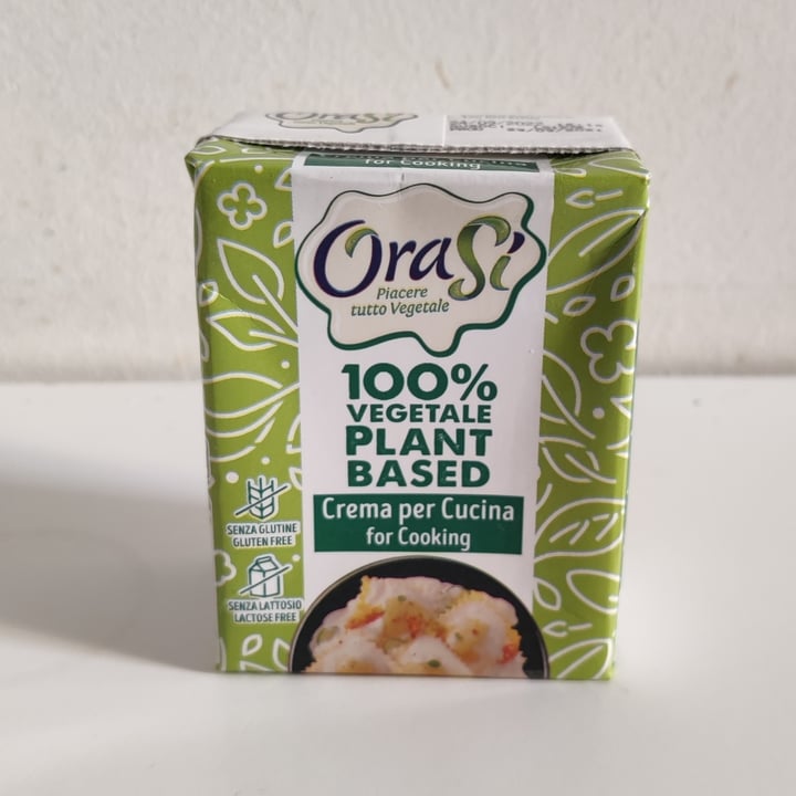 OraSí 100% plant based Crema per cucinare Review | abillion