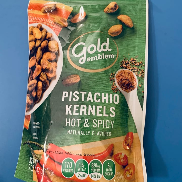 Gold emblem Pistachio Kernels Hot & Spicy Review | abillion