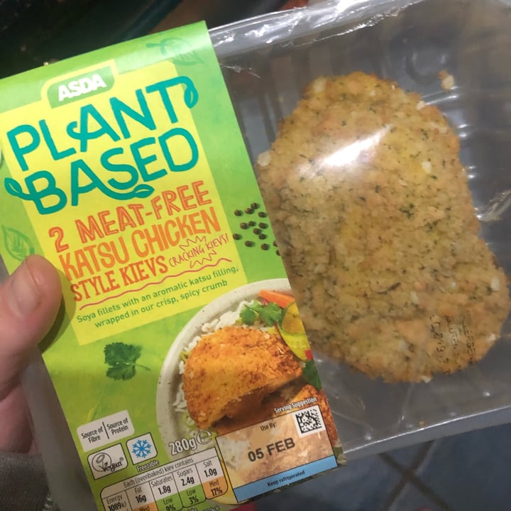 Asda Plant Based Meat free katsu chicken style Kiev’s Review | abillion