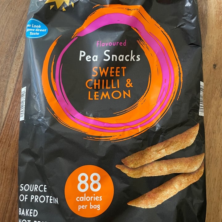 Snaktastic Sweet chilli & lemon pea snacks Review | abillion