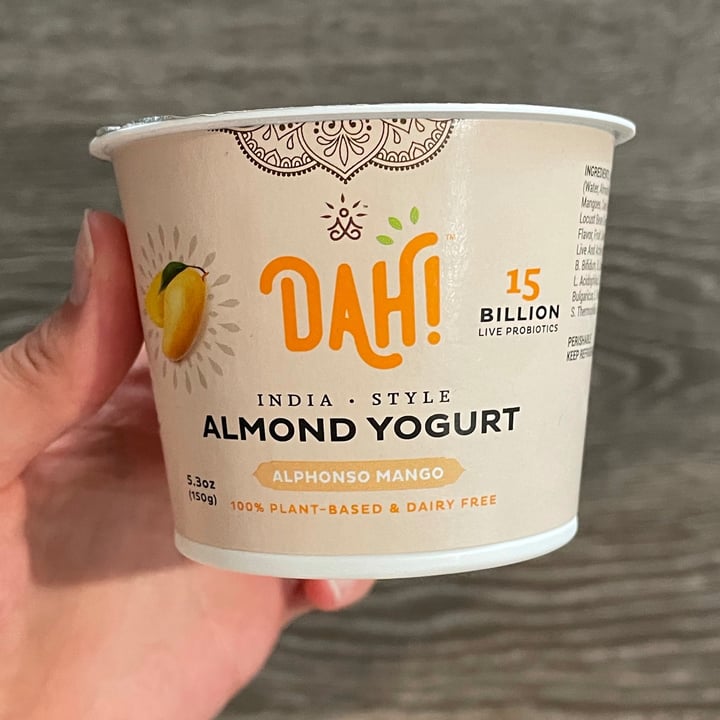 Dah! Almond Yogurt Alphonso Mango Review | abillion