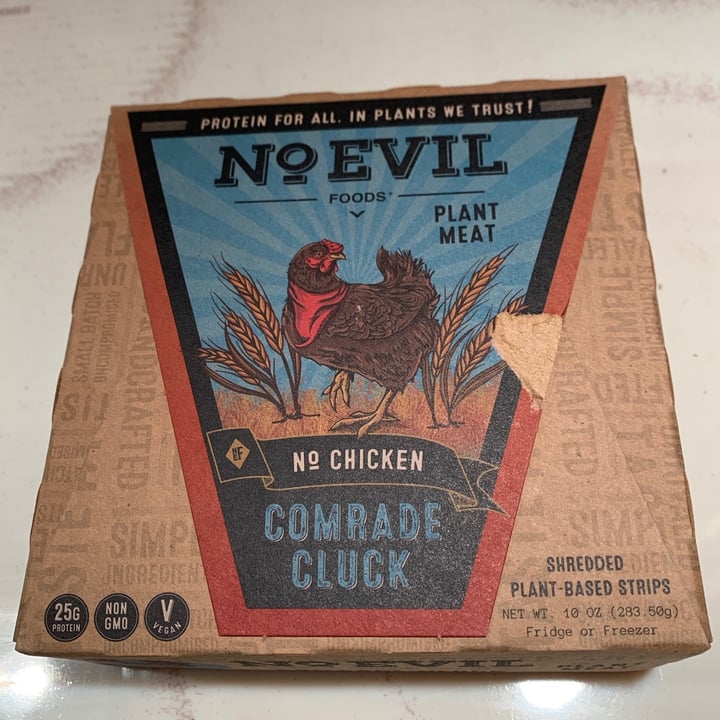 No Evil Foods No Chicken Comrade Cluck Review | abillion