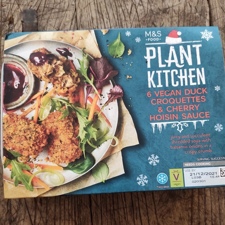 Plant Kitchen (M&S) Vegan Duck Croquettes & Cherry Hoisin Sauce Review ...
