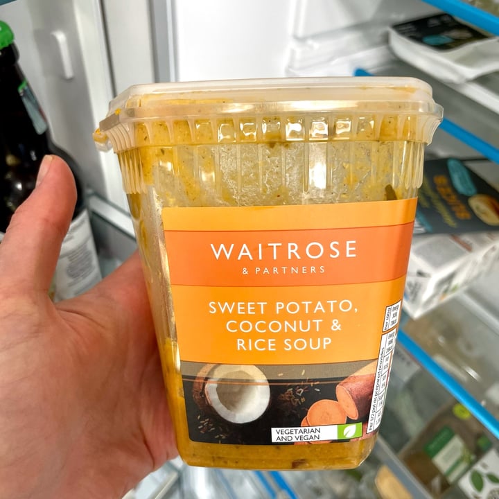 Waitrose Sweet Potato, Coconut & Rice Soup Review | abillion