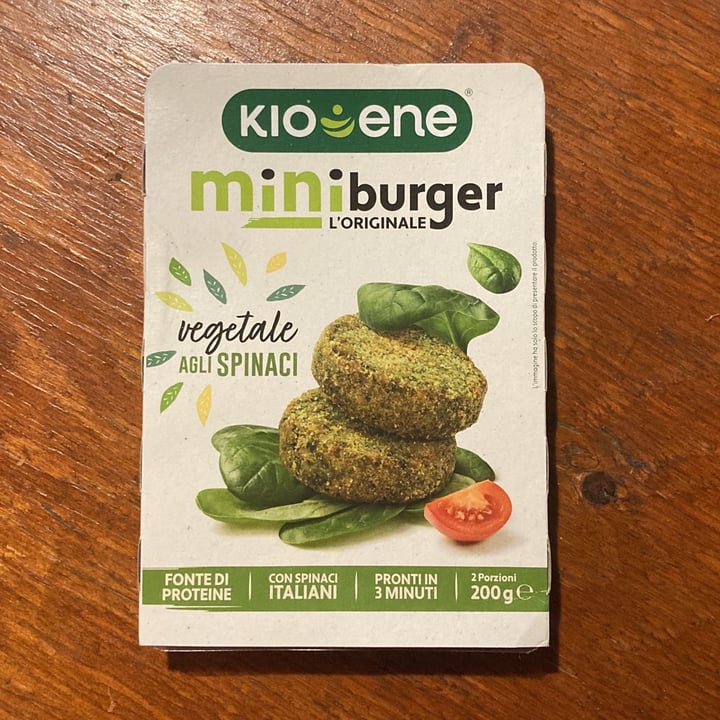 Kioene Mini Burger Vegetale Agli Spinaci Review | abillion