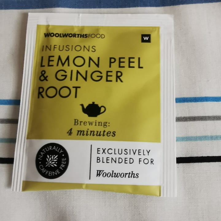 Woolworths Food Tea - LEMON PEEL & GINGER ROOT Reviews | abillion