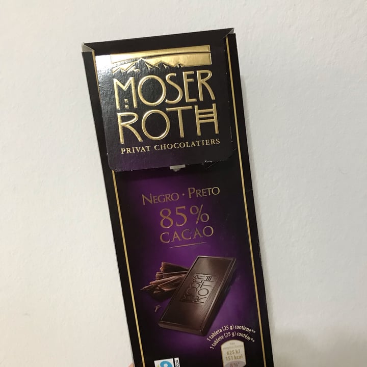 Moser Roth Chocolate 85% cacao Review | abillion