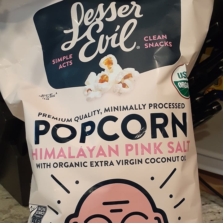 Lesser Evil Popcorn Hymalayan Pink Salt Review | abillion