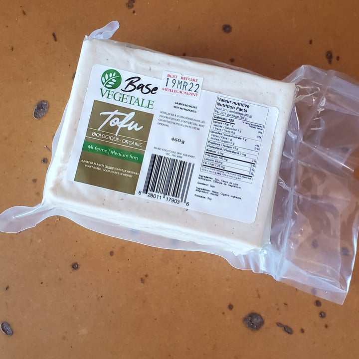 Base vegetale Tofu biologique mi-ferme Review | abillion