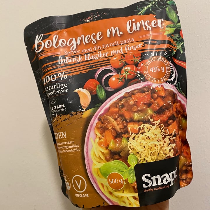 Snapt Bolognese M Linser Review | abillion