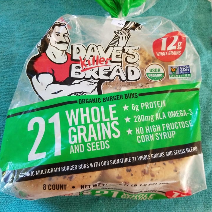 Dave's Killer Bread 21 Whole Grains and Seeds Burger Buns Review | abillion