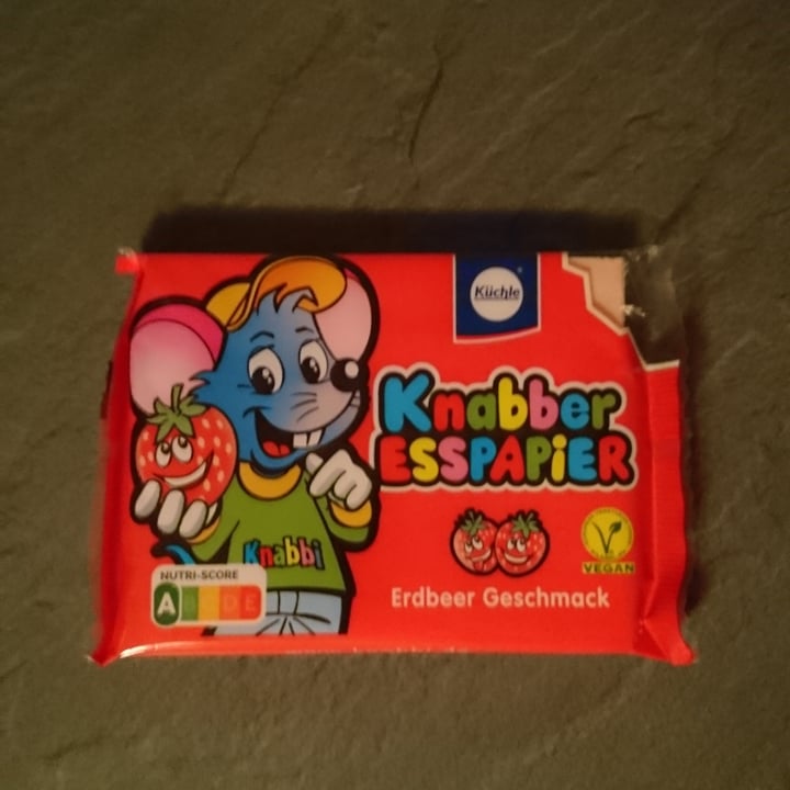 Küchle Knabber Esspapier Erdbeer Review | abillion