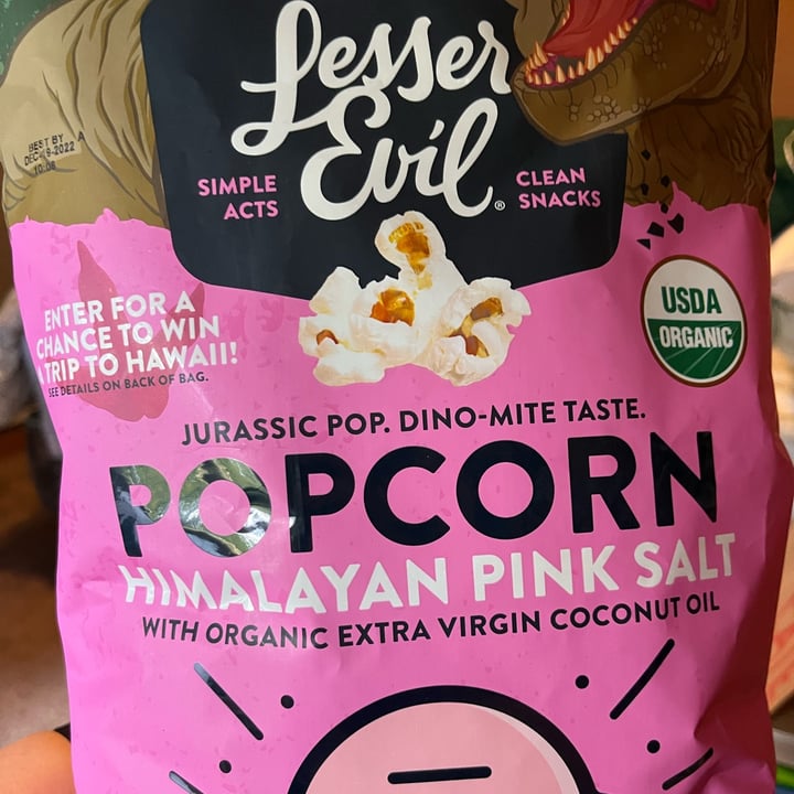 Lesser Evil Popcorn Hymalayan Pink Salt Review | abillion