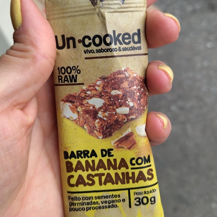 Uncooked Barra de banana com castanhas Review | abillion